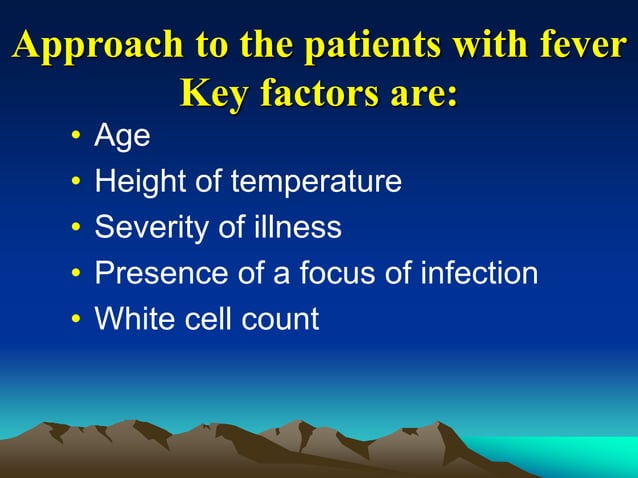 approach to fever types and grades.ppt | Blood Disorders | Diseases and ...