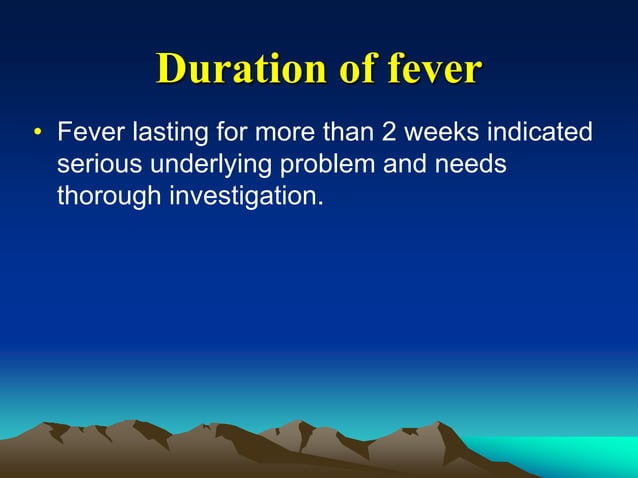 approach to fever types and grades.ppt | Blood Disorders | Diseases and ...