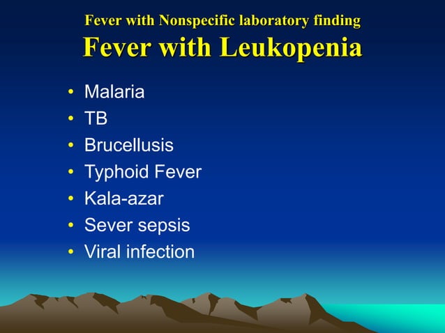 approach to fever types and grades.ppt | Blood Disorders | Diseases and ...