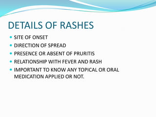 Approach to fever with rashes | PPTX
