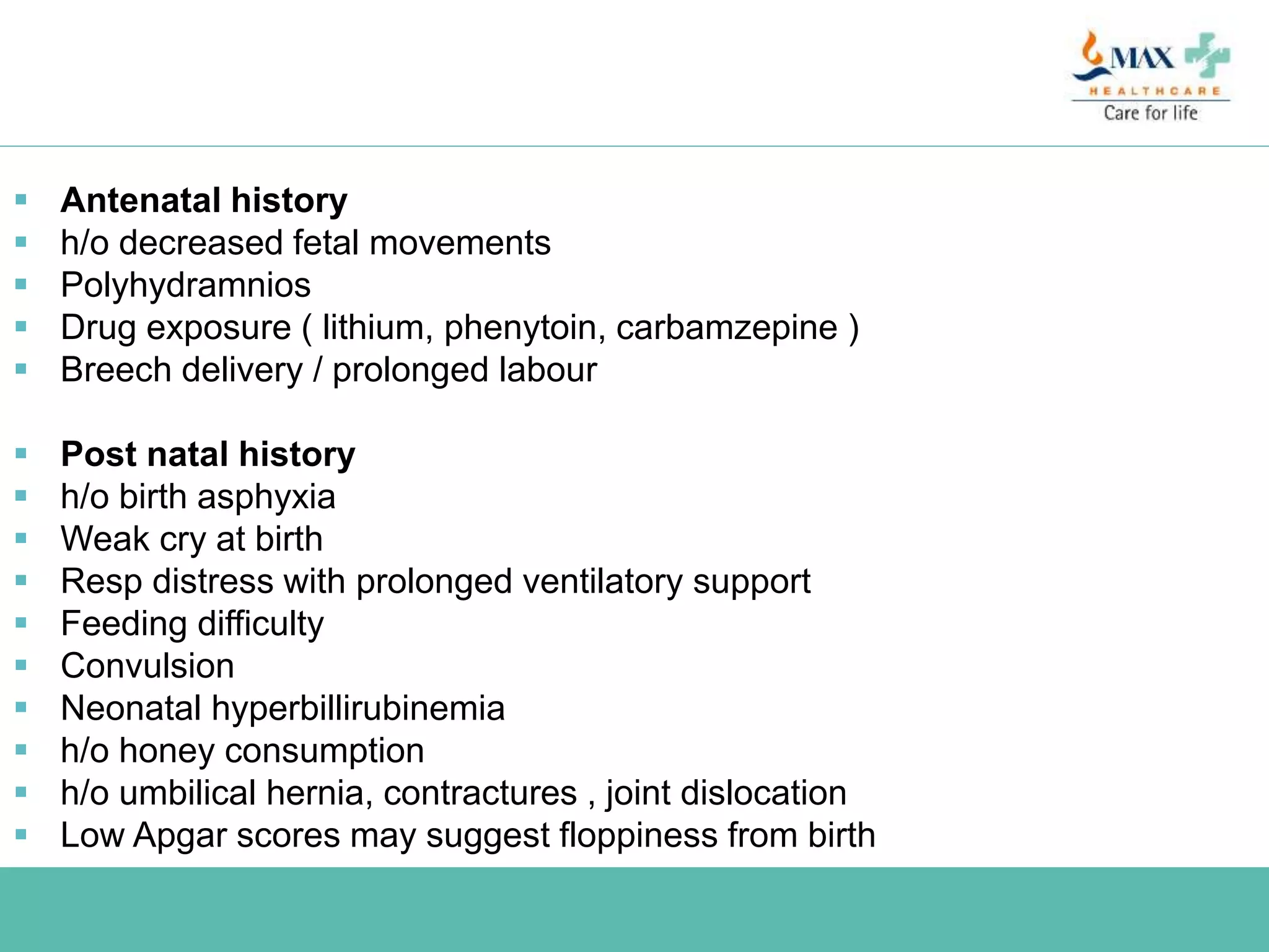 Approach to floppy infant | PPTX