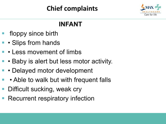 Approach to floppy infant | PPTX | Brain and Nervous System Disorders ...