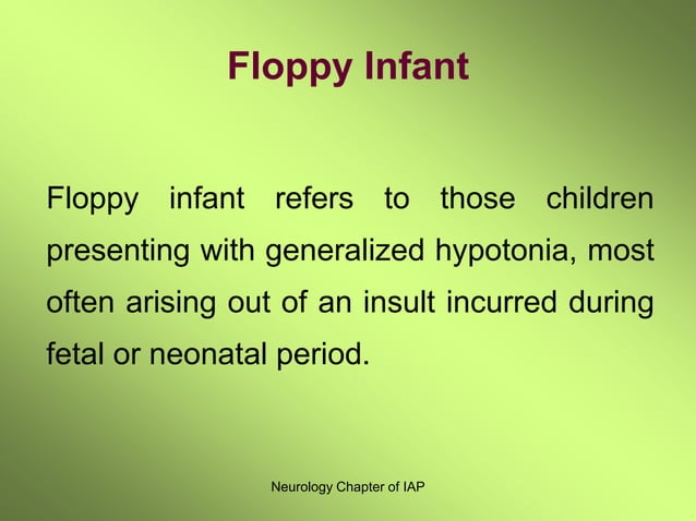 Approach to Floppy Infant.ppt