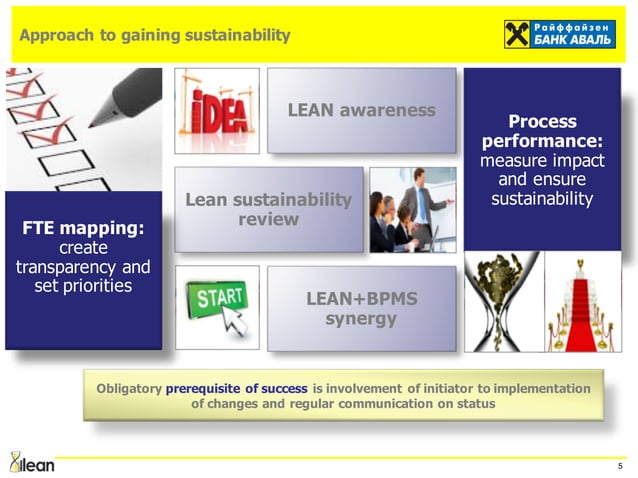 Sustaining lean process improvement | PPT