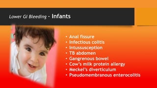 Approach to GI Bleeding in Children | PPTX