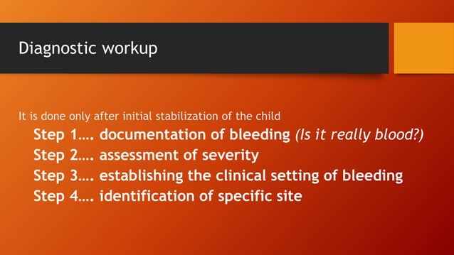 Approach to GI Bleeding in Children | PPTX | Digestive Disorders ...