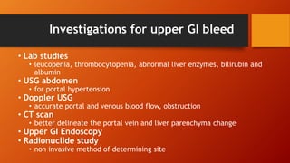 Approach to GI Bleeding in Children | PPTX