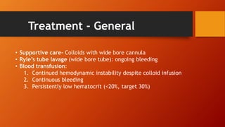 Approach to GI Bleeding in Children | PPTX