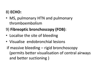 Approach to haemoptysis (2) copy.pptx