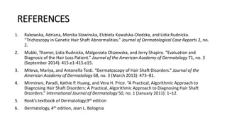 Approach to hair shaft disorders | PPTX