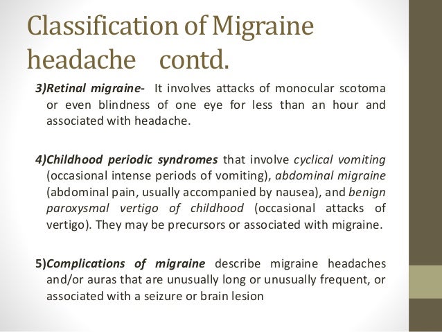 Approach to headache