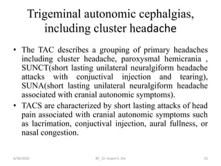 Approach to headache | PPT