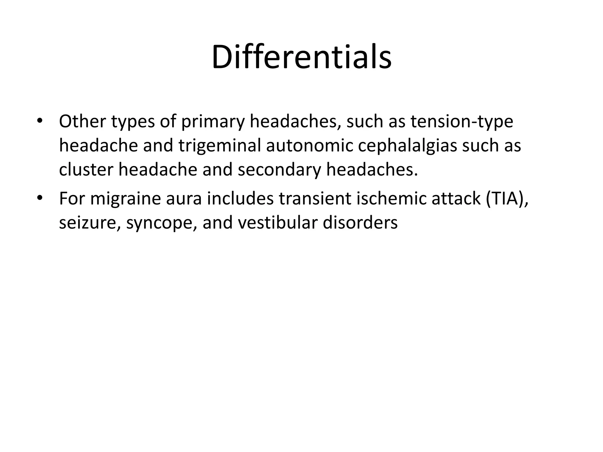 Approach to Headache | PPTX