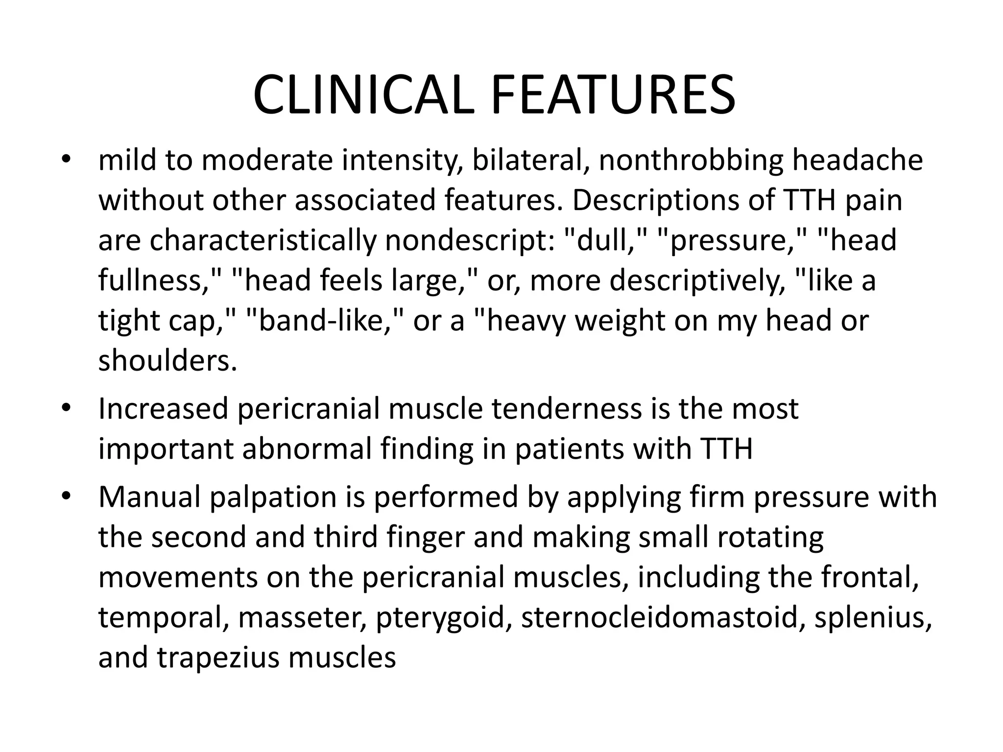 Approach to Headache | PPTX