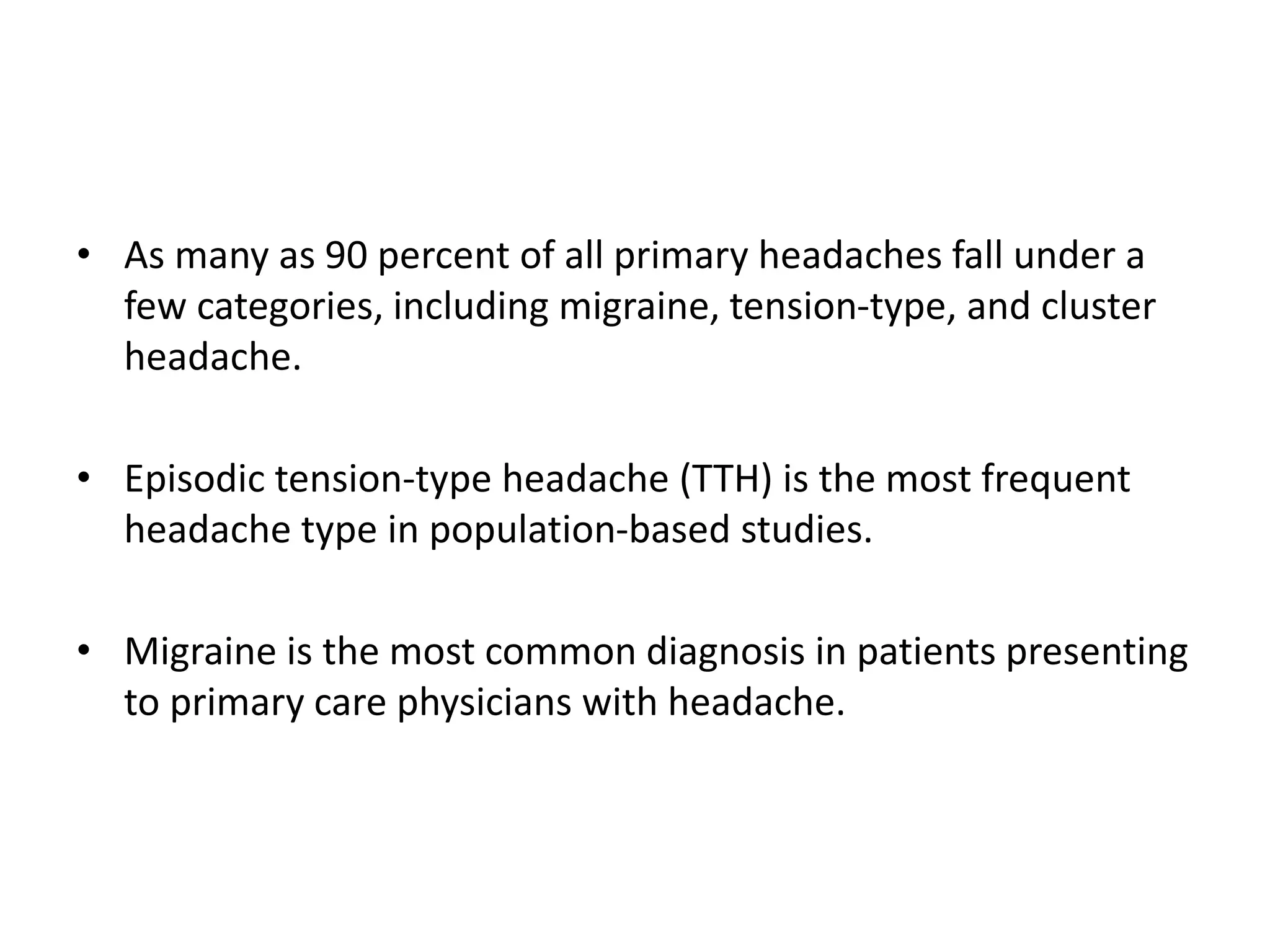 Approach to Headache | PPTX