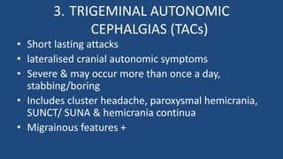 Approach to a patient with headache_ SBoro | PPTX