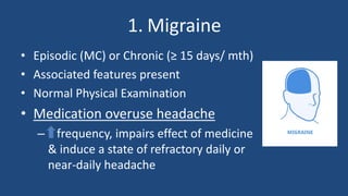 Approach to a patient with headache_ SBoro | PPTX