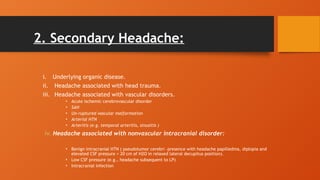 Approach to headache, Verite Presentation.pptx