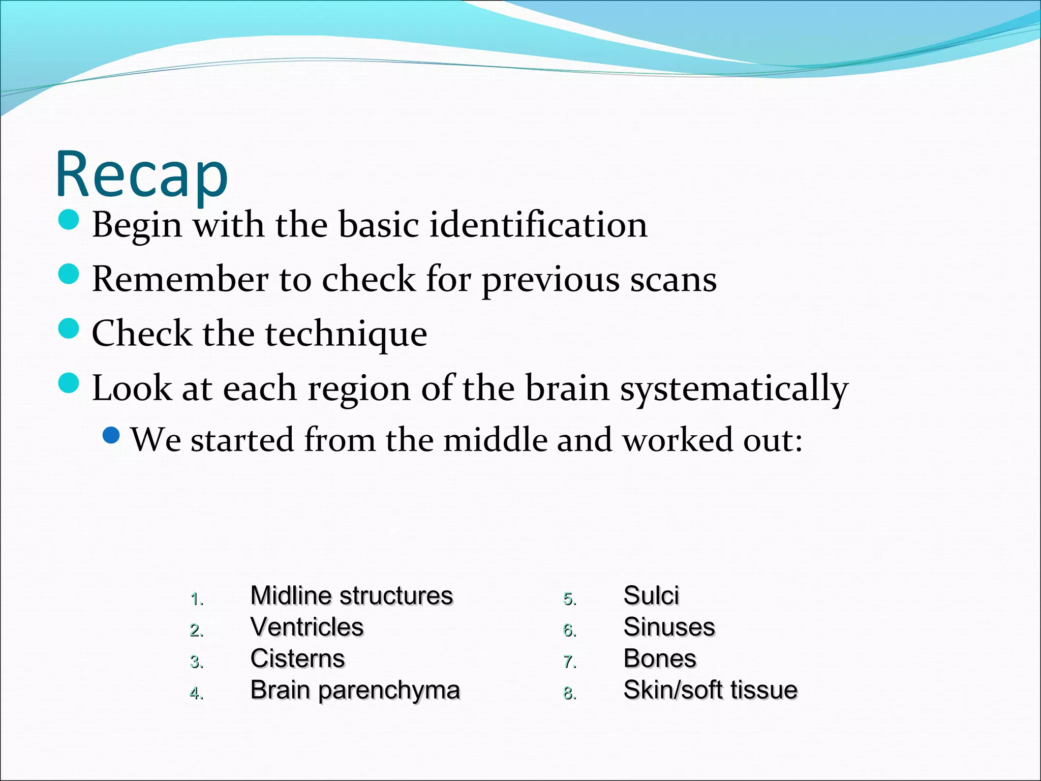 Approach to head ct | PPT