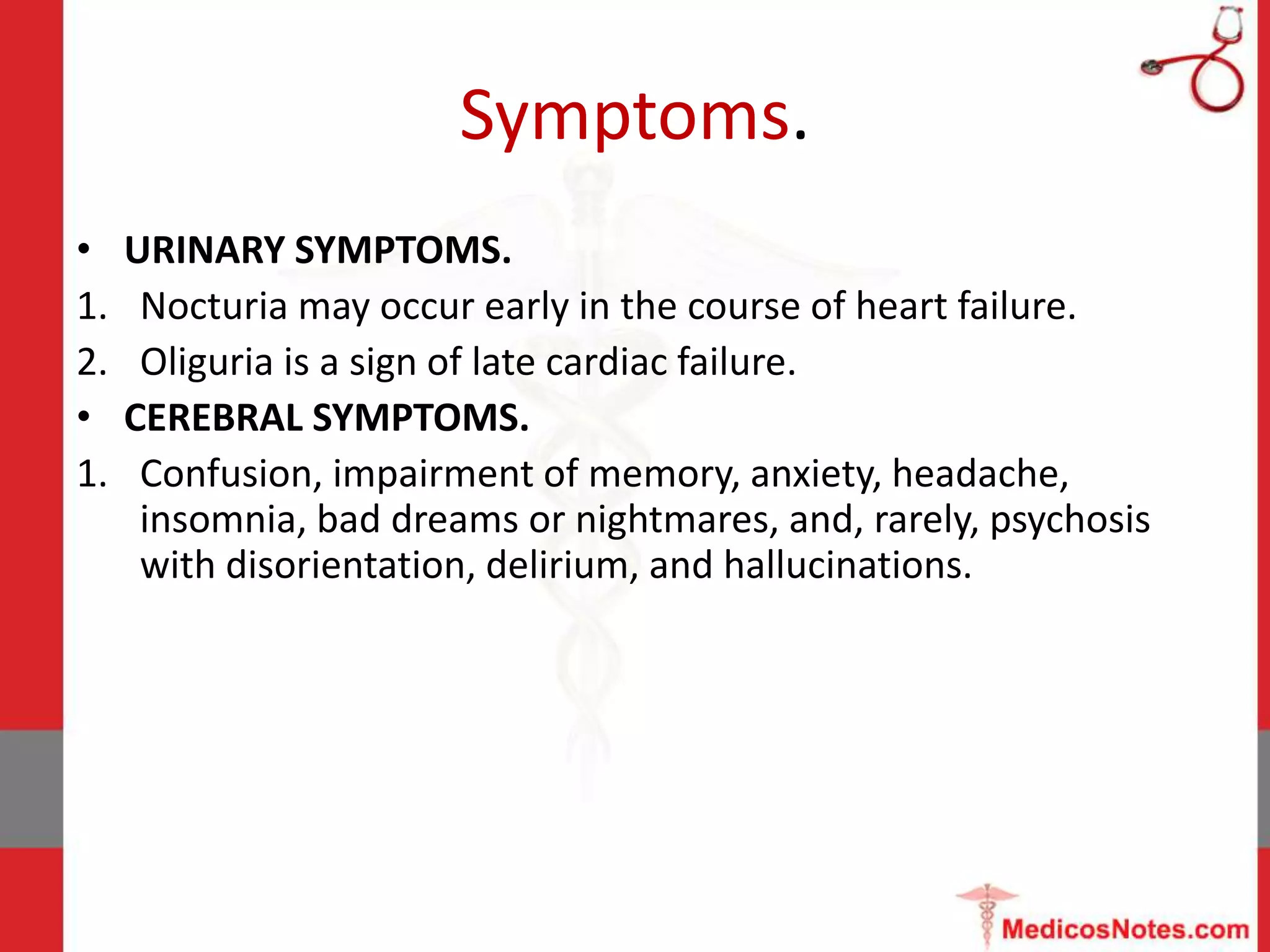 Approach to heart failure medicos notes-com | PPTX