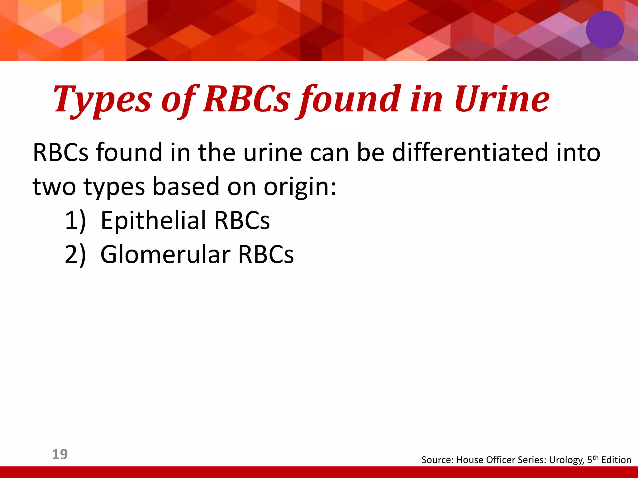 Approach to hematuria | PPTX