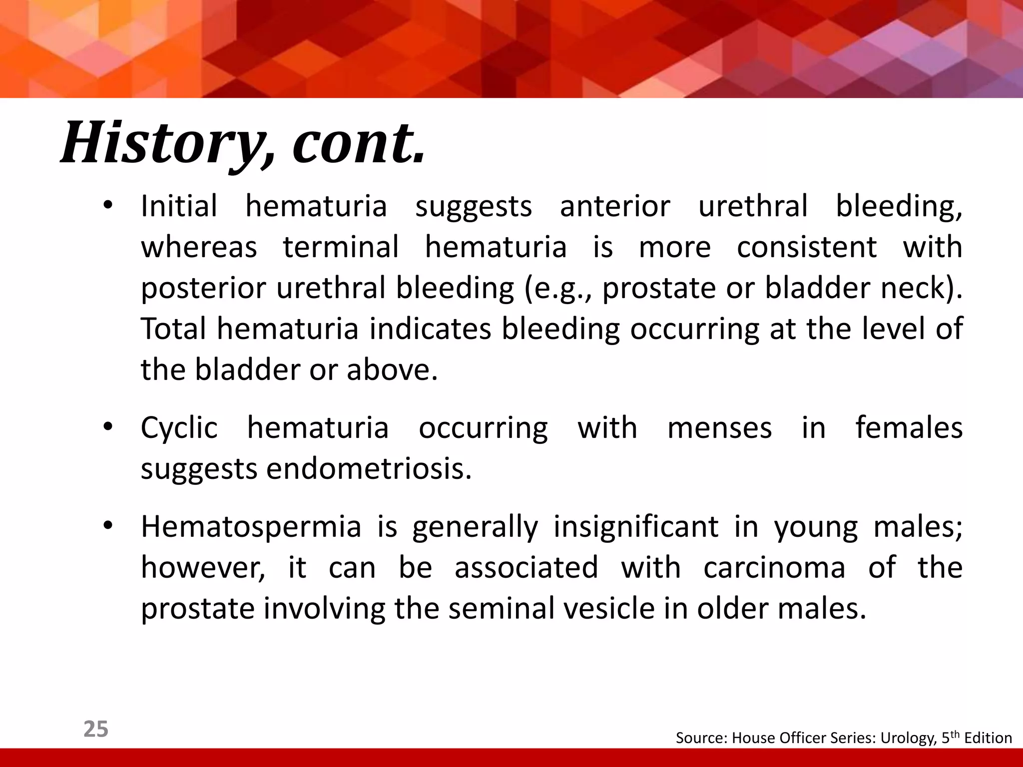 Approach to hematuria | PPTX