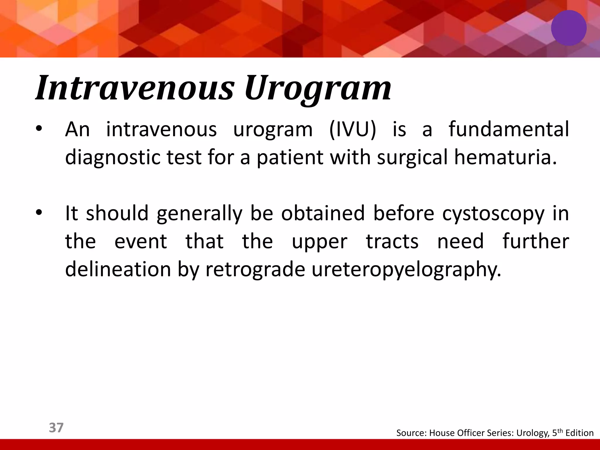 Approach to hematuria | PPTX