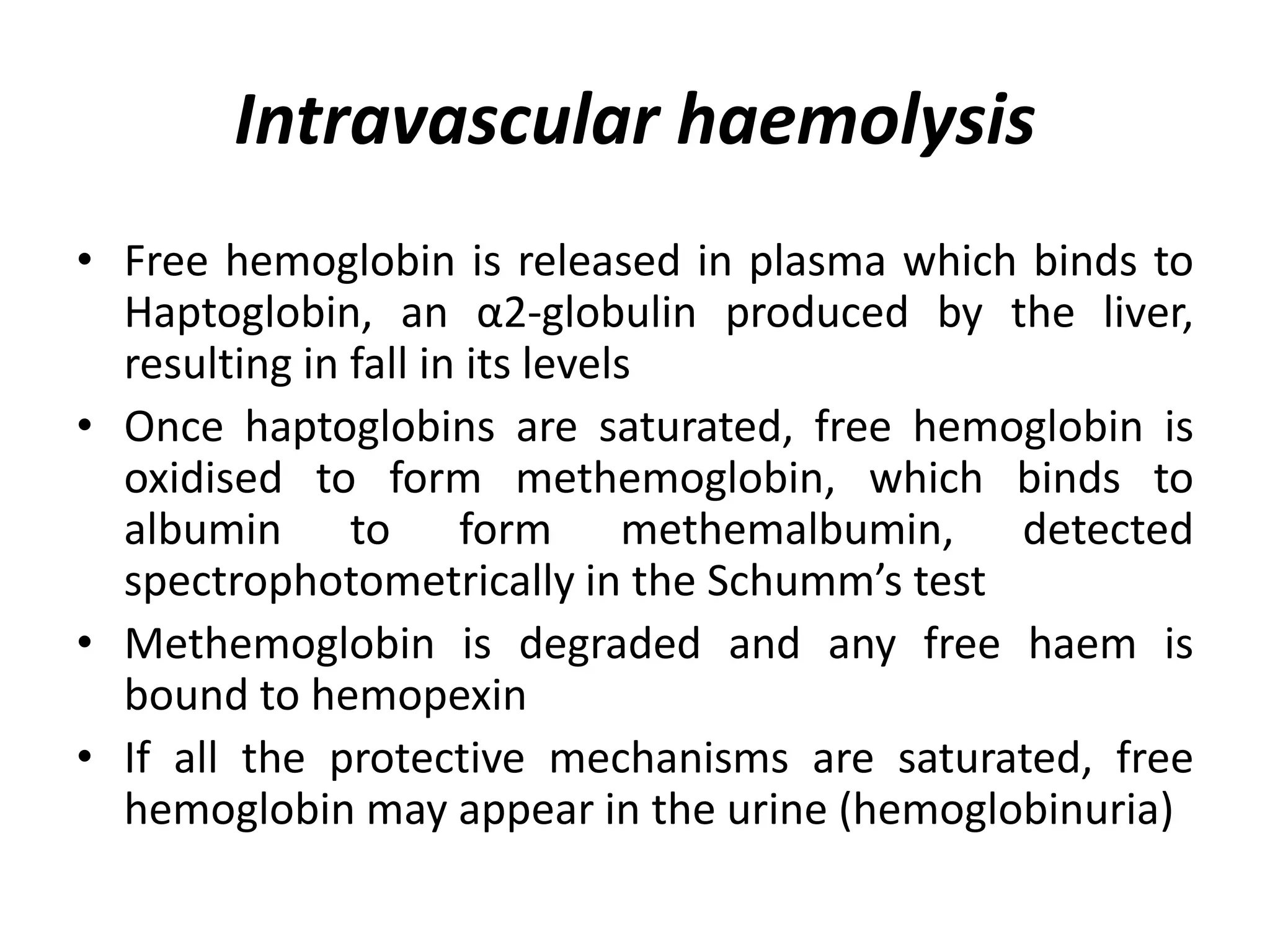 Approach to Hemolytic Anemia | PPTX
