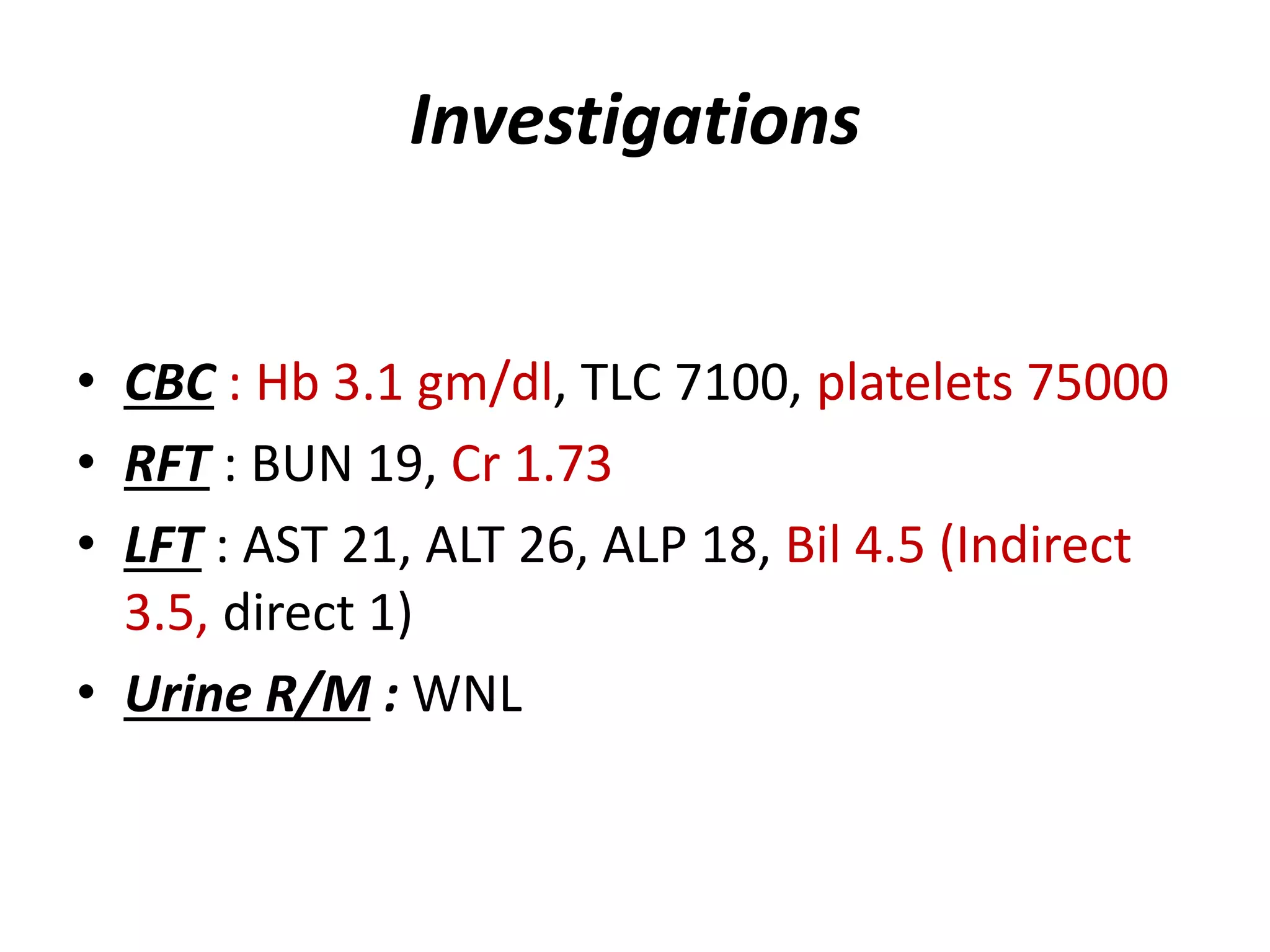 Approach to Hemolytic Anemia | PPTX