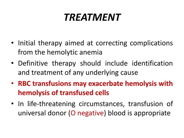 Hemolytic anemia guidelines 2024 – autoimmune hemolytic anemias – ICDK