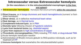 Diagnosis of hemolytic anemia | PPTX