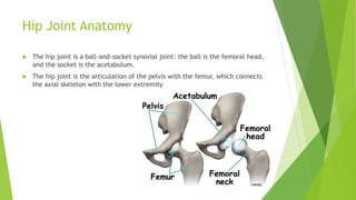 Approach to hip joint pain in childhood | PPTX