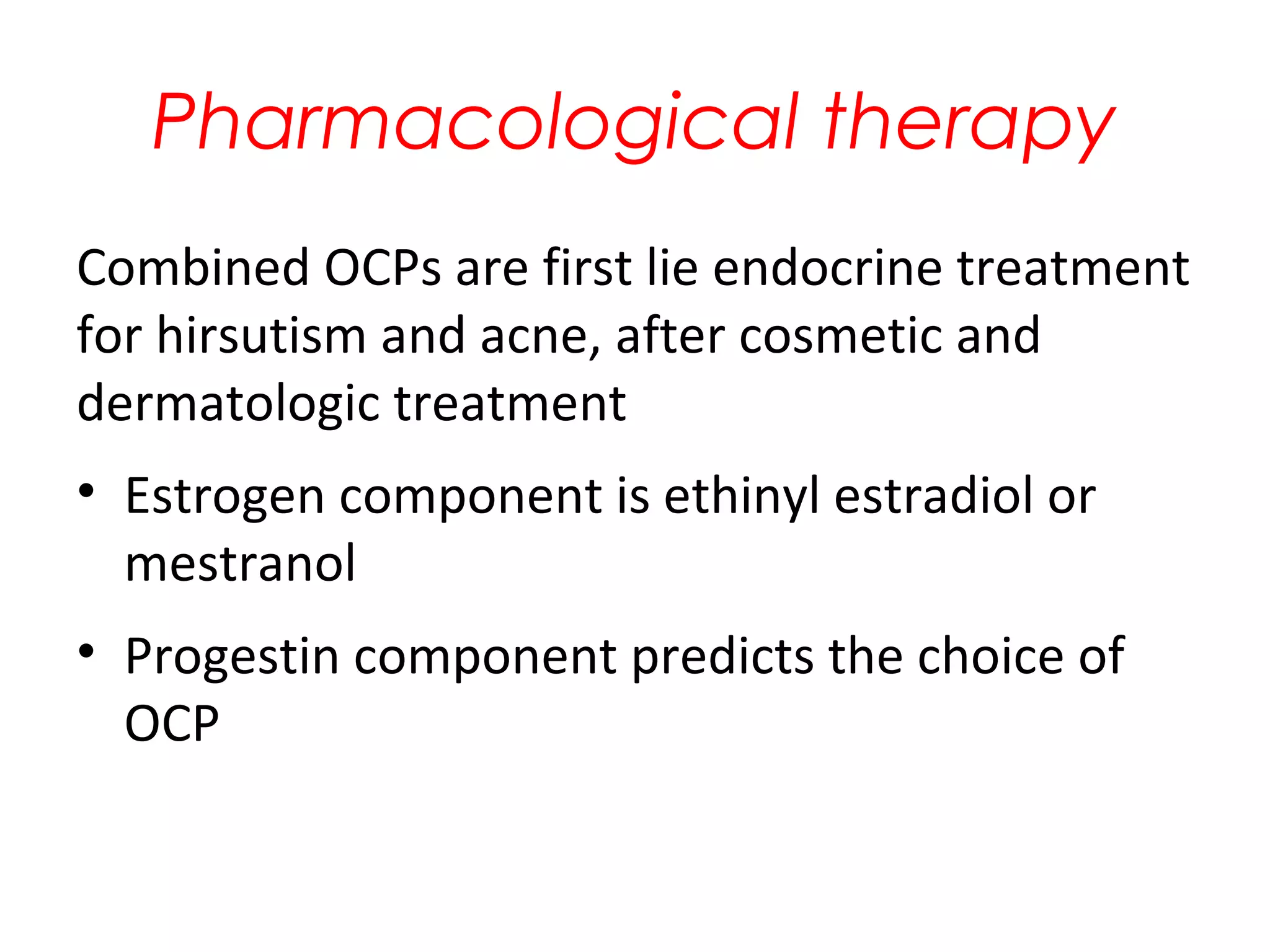 Approach to hirsutism | PPT