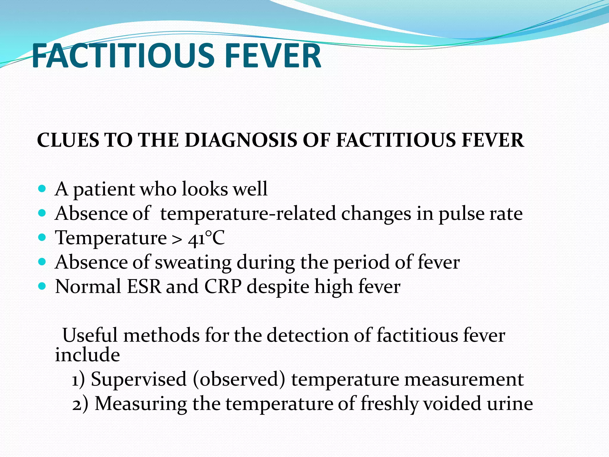 Approach to history taking in a patient with fever | PPTX