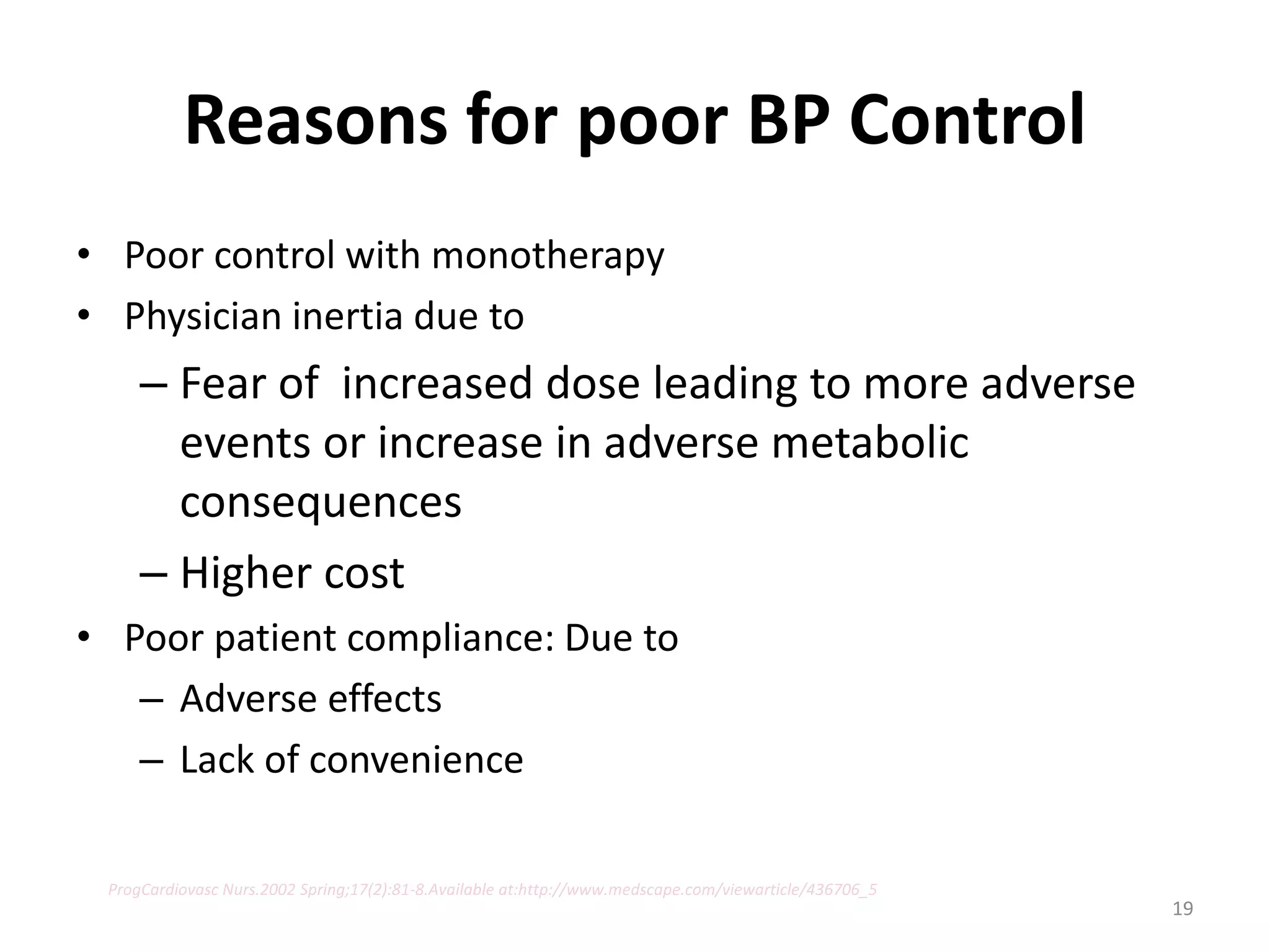 Approach to Hypertension - Combination therapy.pptx