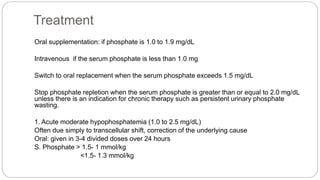 Approach to hypo and hyperphosphatemia dr bikal | PPT