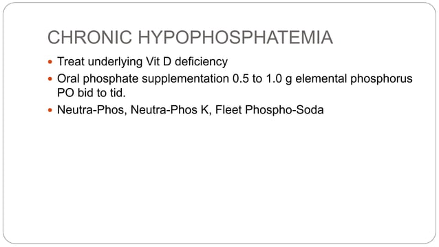 Approach to hypo and hyperphosphatemia dr bikal | PPT