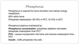Approach to hypo and hyperphosphatemia dr bikal | PPT