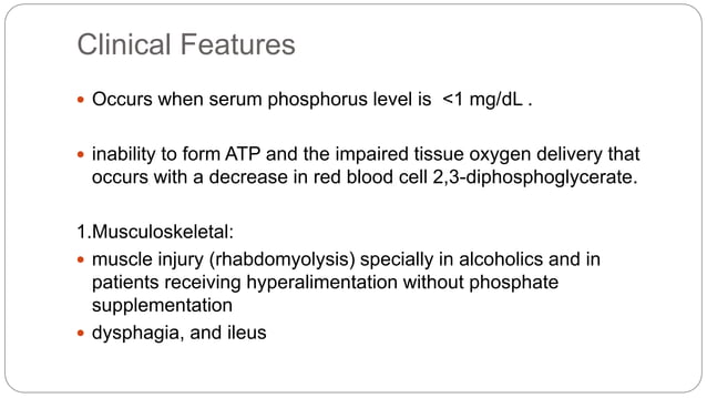 Approach to hypo and hyperphosphatemia dr bikal | PPT