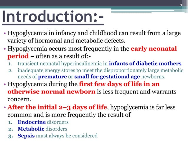 Approach to Hypoglycemia in Children.pptx | Endocrine and Metabolic ...
