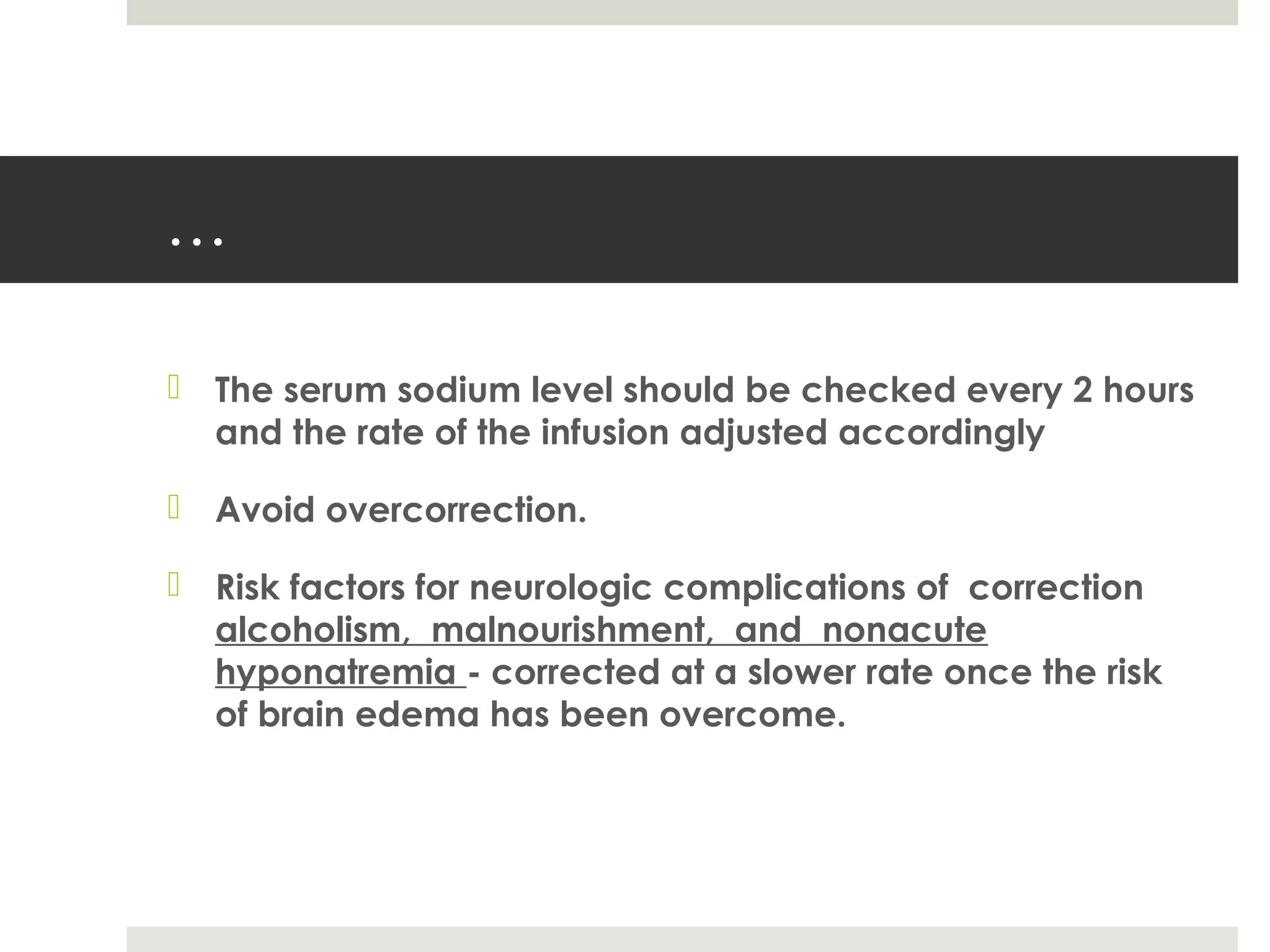 Approach to hyponatremia | PPT