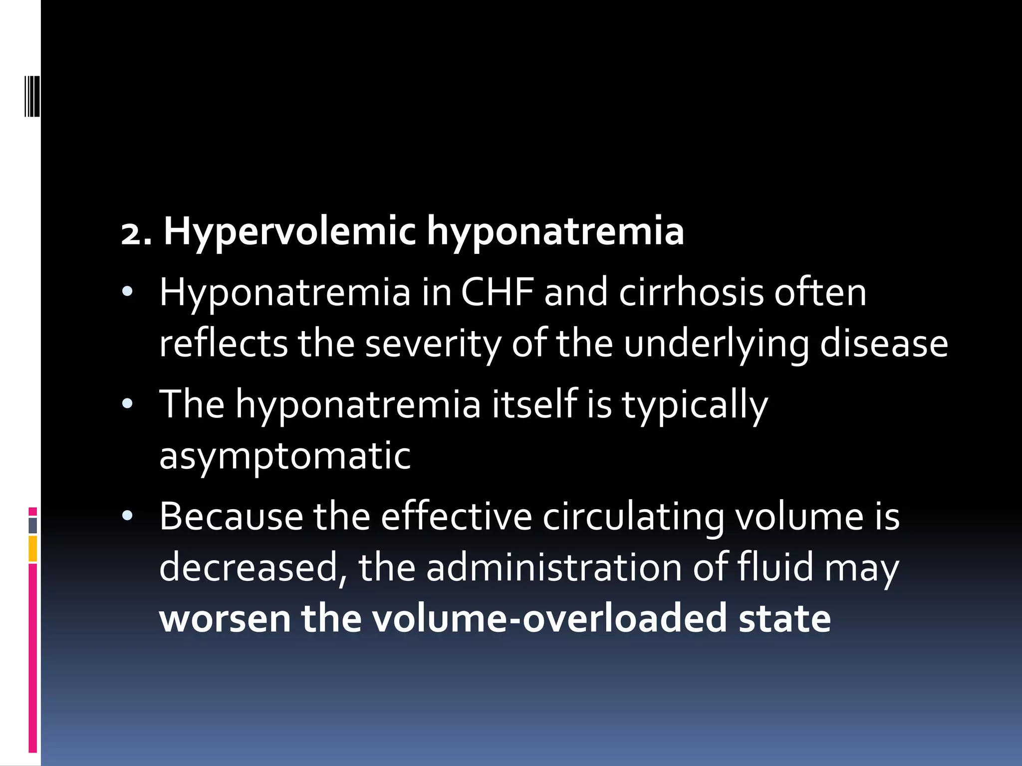 Approach to hyponatremia | PPTX