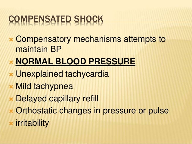 Compensated Shock