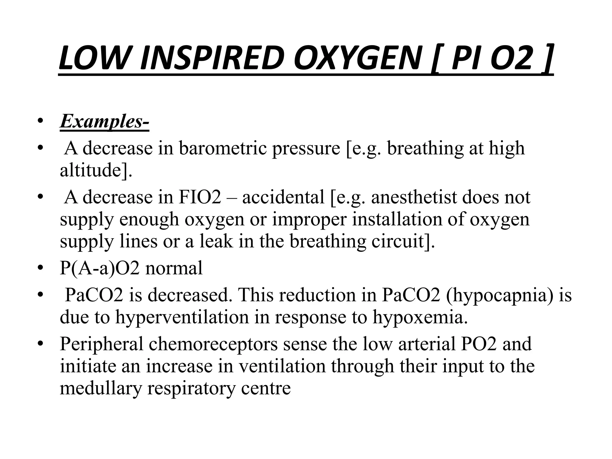 Approach to hypoxemia | PPTX