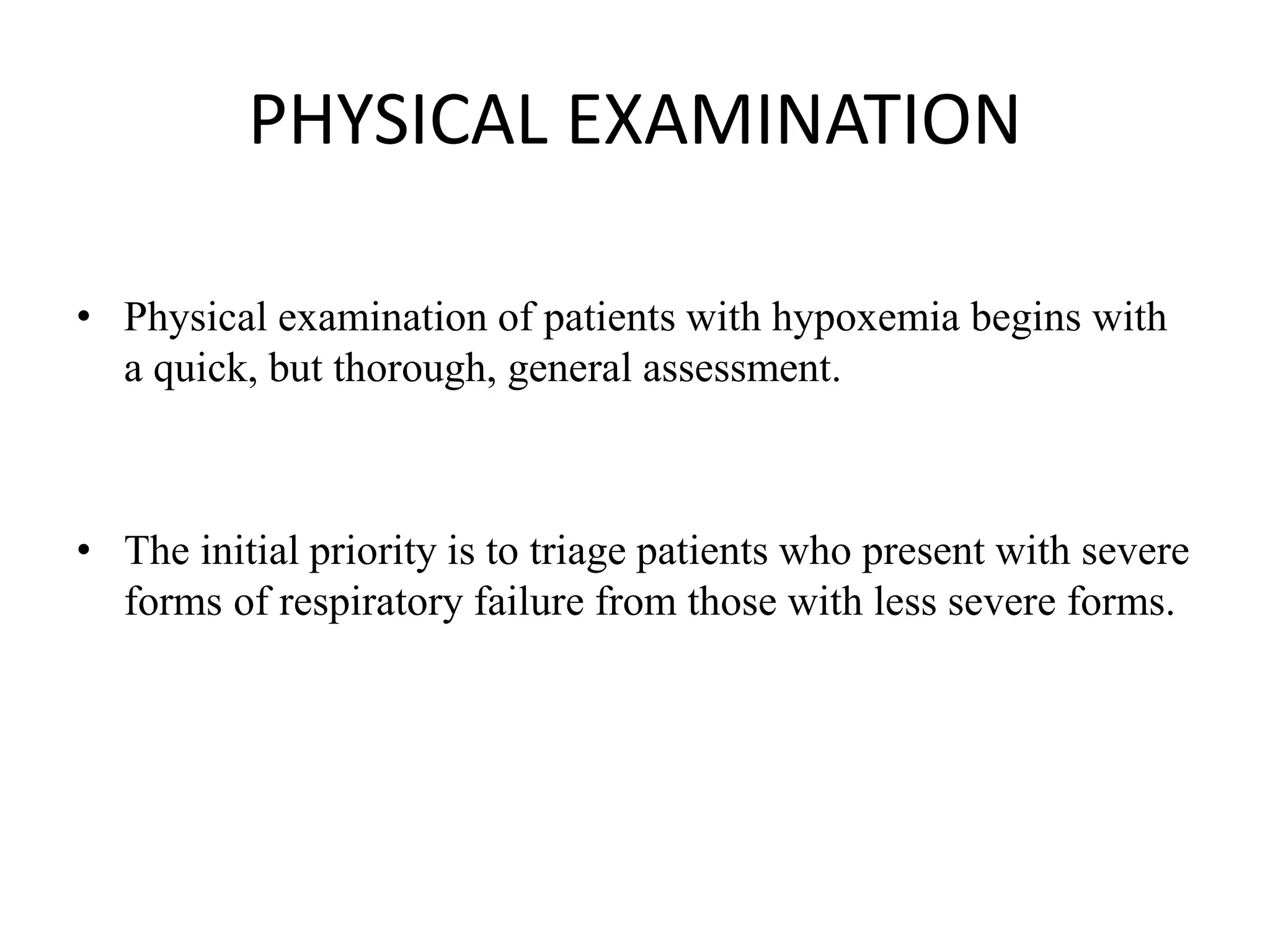 Approach to hypoxemia | PPTX