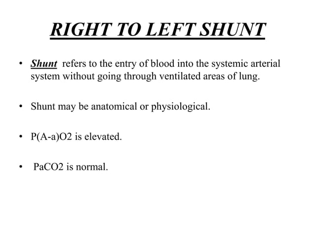 Approach to hypoxemia | PPTX | Lung and Respiratory Health | Diseases ...
