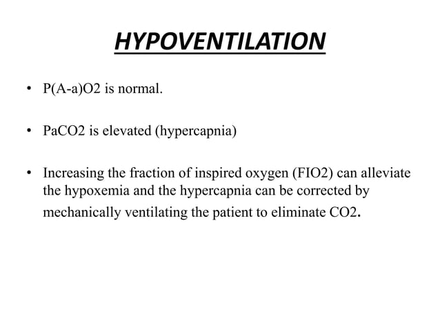Approach to hypoxemia | PPT