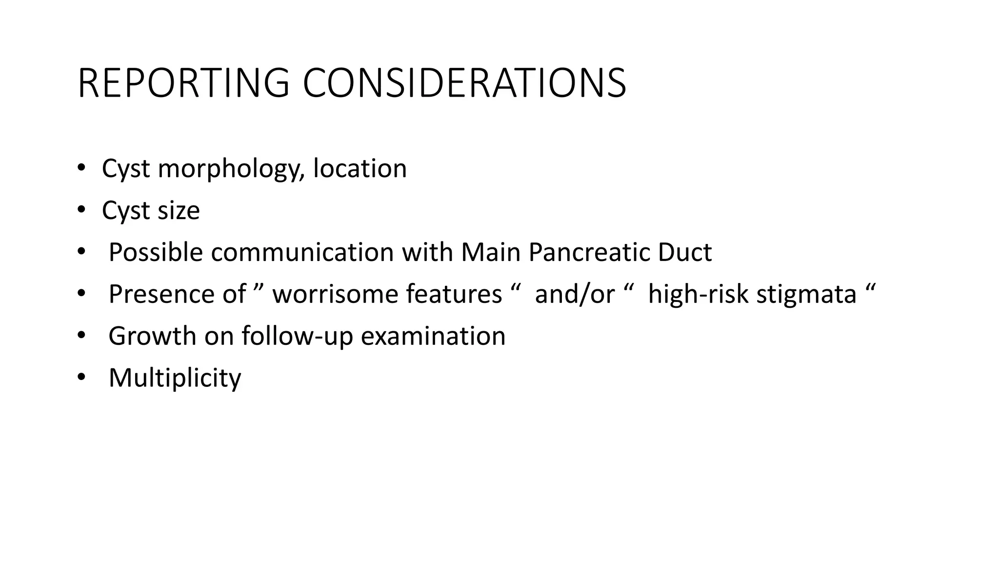 Approach to incidental finding of pancreatic cystic lesions.pptx