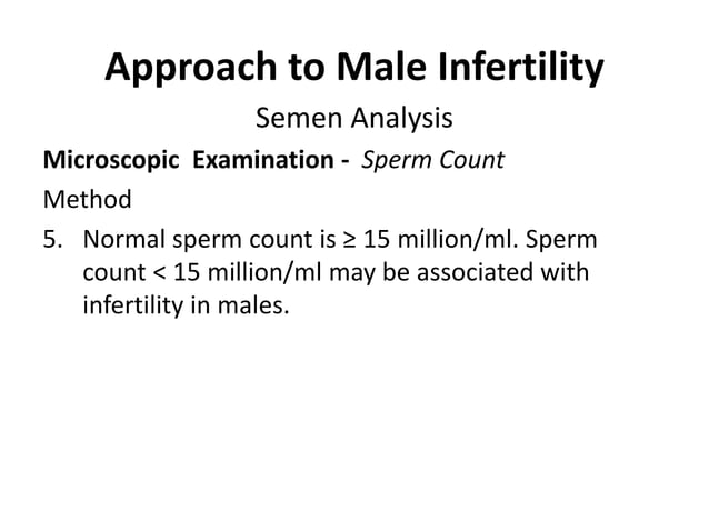 Approach to infertility | PPTX