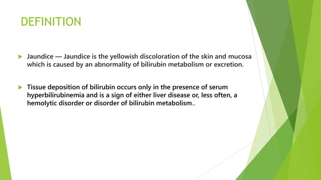 JAUNDICE approach and management clinical | PPT